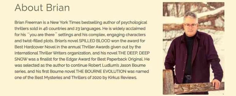 Brian Freeman Books In Order | Jonathan Stride Series 2022-23